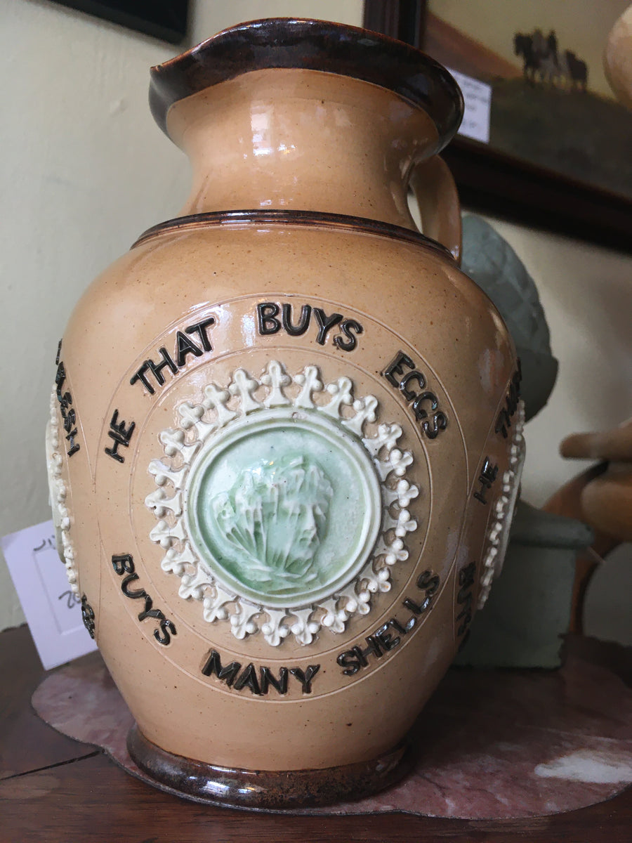 Doulton Lambeth Motto Jug, late 19thc. – Evergreen Antiques & True Vintage